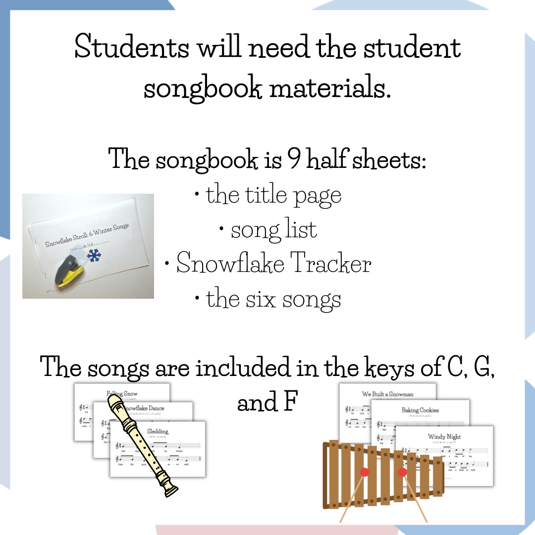 Recorder Karate Winter Songs for Elementary Music - December Music ...