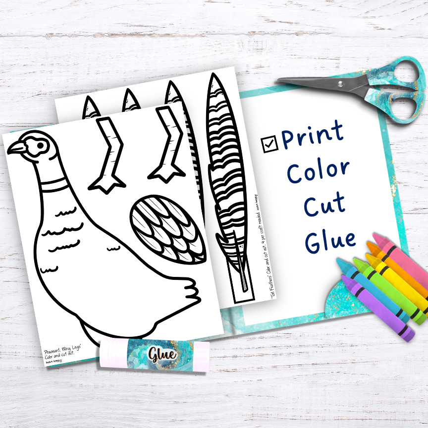 Pheasant Craft | South Dakota State Symbols | Bird Craft - Classful
