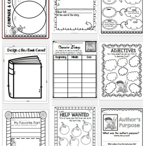 The Littlest Elf Book Companion and Activities - Classful