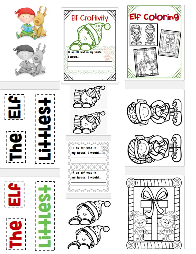 The Littlest Elf Book Companion and Activities - Classful