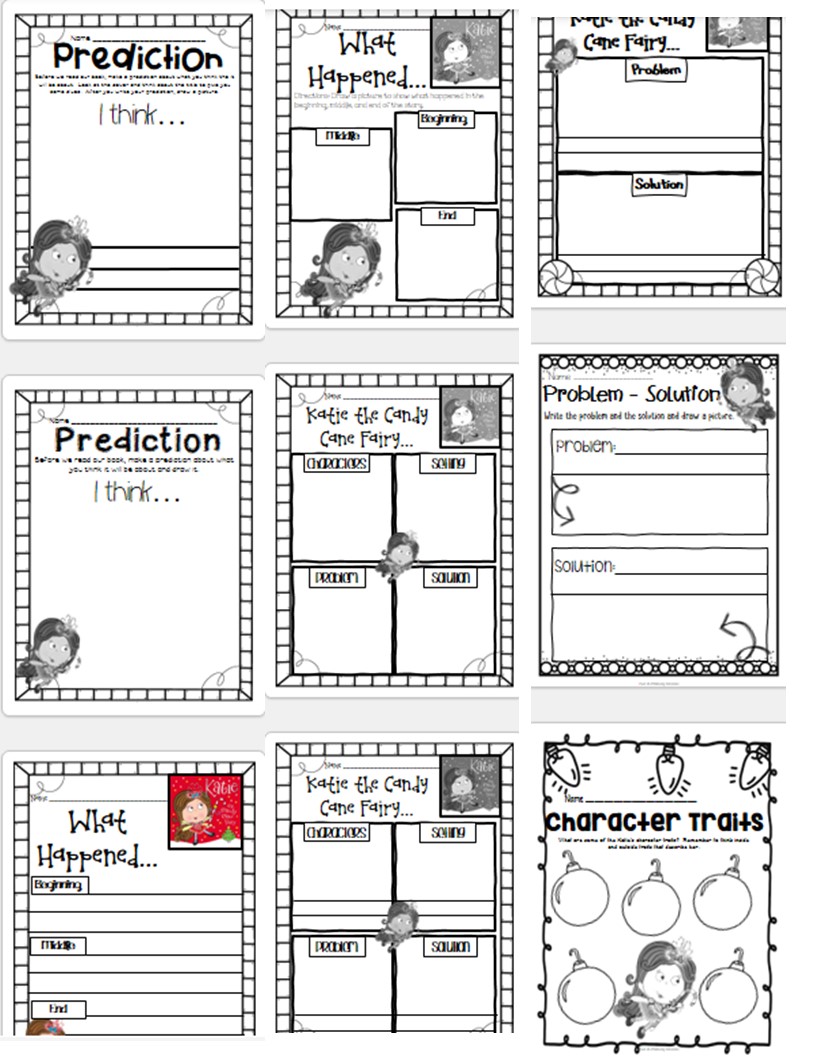 Katie the Candy Cane Fairy Book Companion and Activities - Classful