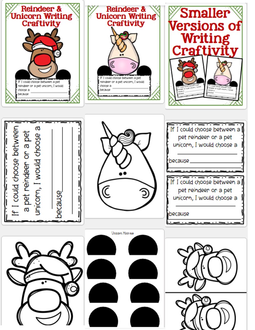 Never Let a Unicorn Meet a Reindeer Book Companion and Activities ...