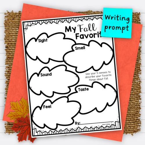 Fall Self Portrait with Leaf Crown Craft & Prompt | Fall Craft - Classful