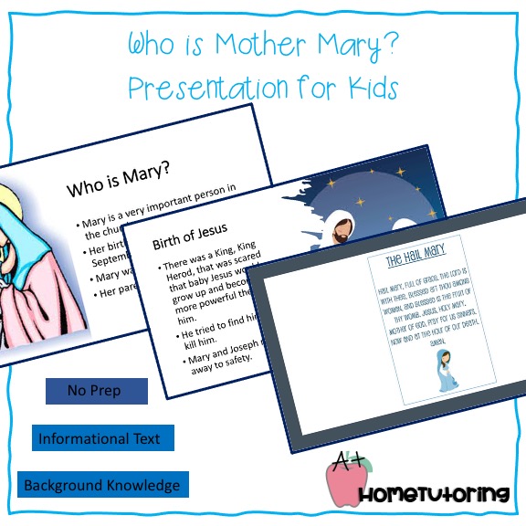 Who is Mother Mary? Presentation for Younger Children - Classful