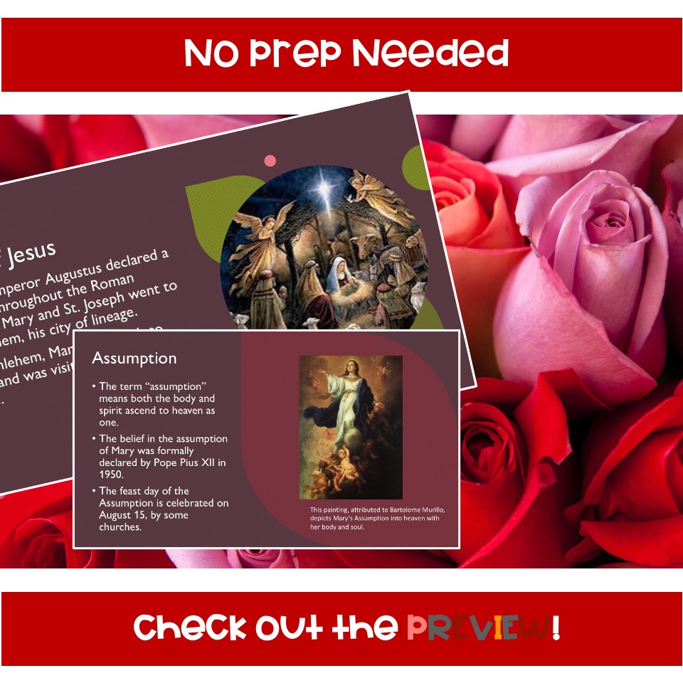 Who is Mother Mary? Presentation for Younger Children - Classful