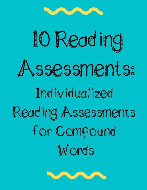 Compound Words - reading assessments elementary middle school SPED IEP ...