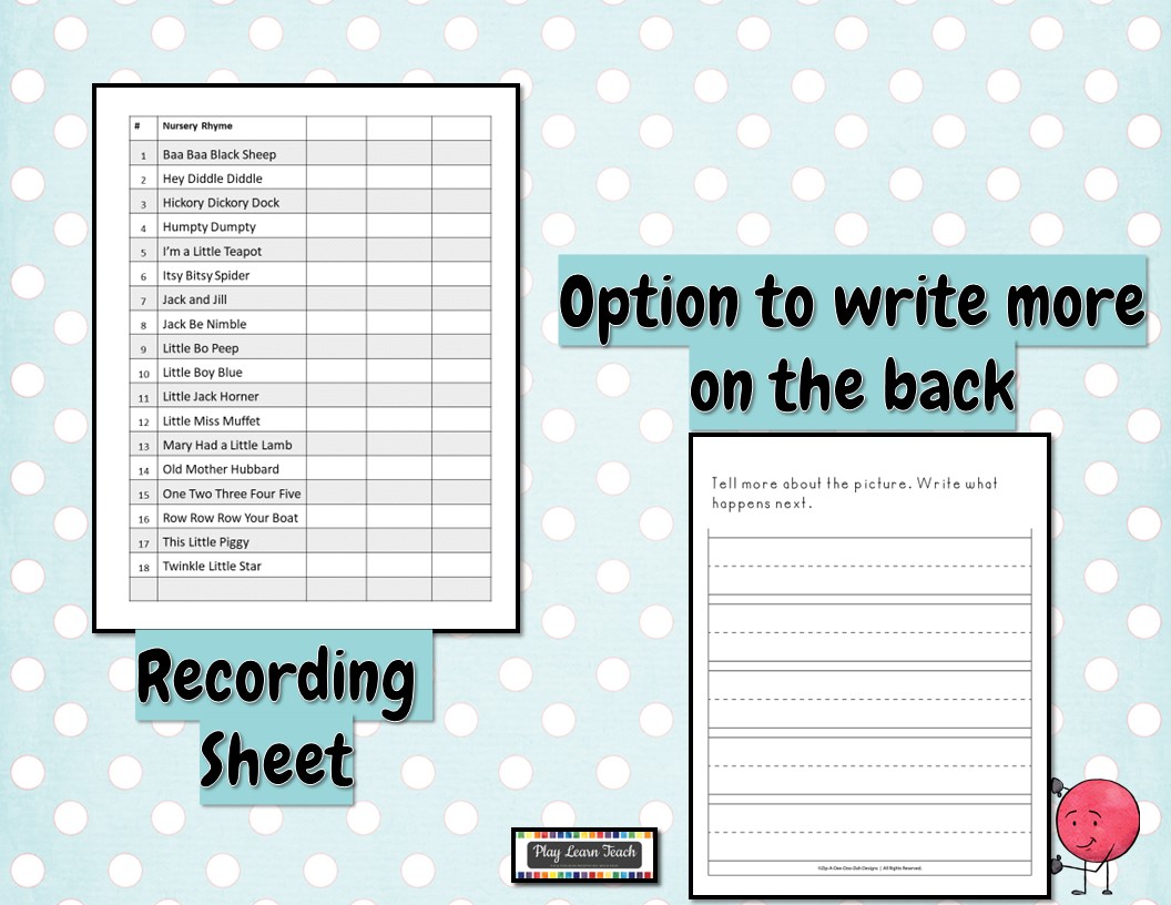 Following Directions Nursery Rhymes | Listening Reading Comprehension ...