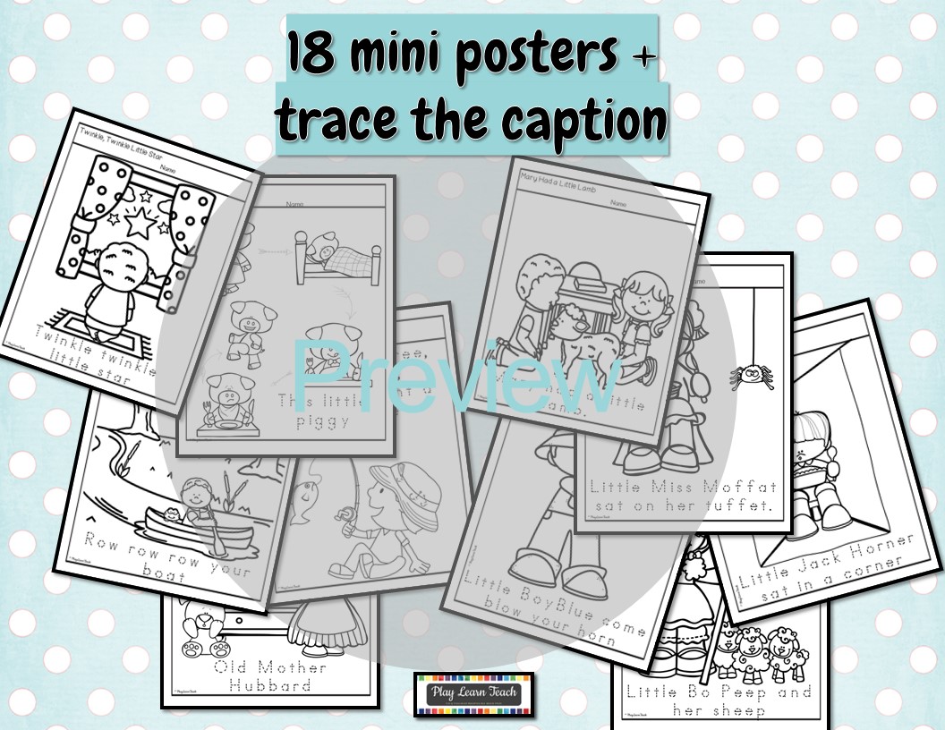 Following Directions Nursery Rhymes | Listening Reading Comprehension ...