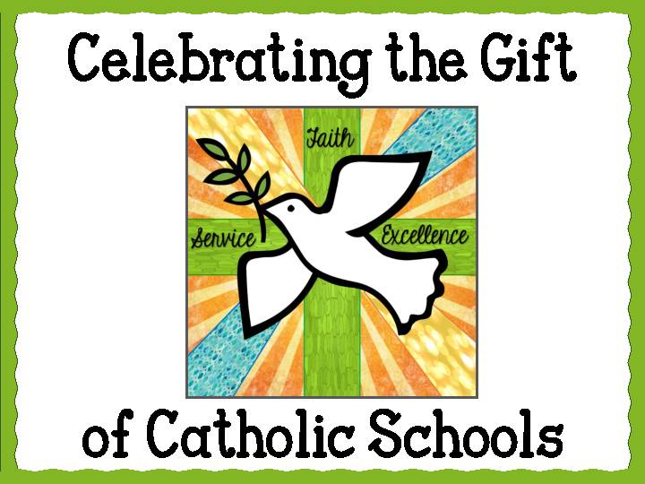 Catholic Schools Week Bulletin Board- Celebrating the Gift of Catholic ...