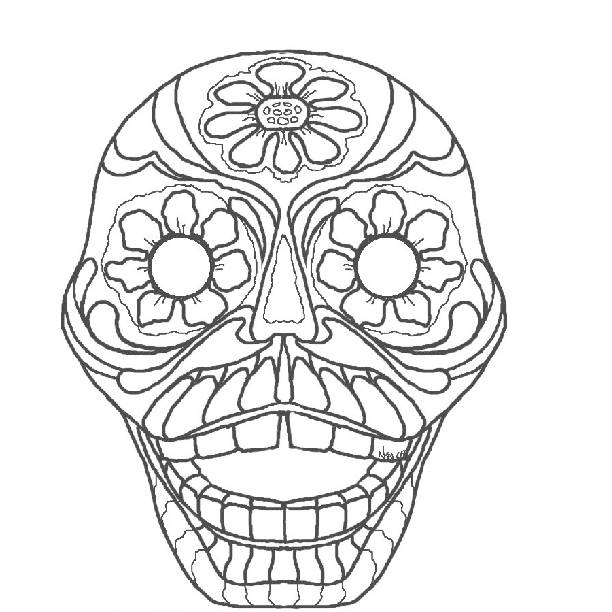 DAY OF SUGAR SKULL COLORING - Classful