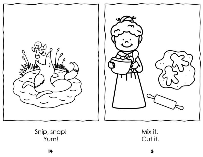 Gingerbread Man Decodable Book - Classful