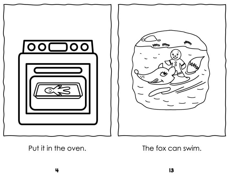 Gingerbread Man Decodable Book - Classful