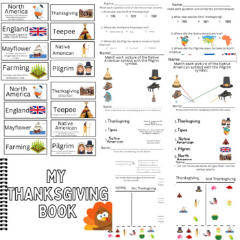 Thanksgiving Special Education Bundle (lesson plan and activities) 2 ...