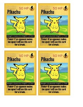 When I Am Mad, I Can Calm Down Pokemon Social Story no hitting SEL ...