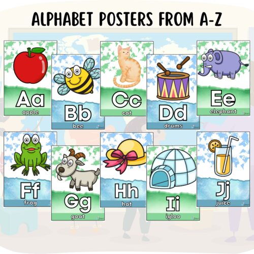 Alphabet Posters - EDITABLE Geography Theme Classroom Decoration - Classful
