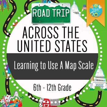 Middle School Math Road Trip Across the USA, Measurement & Calculations ...