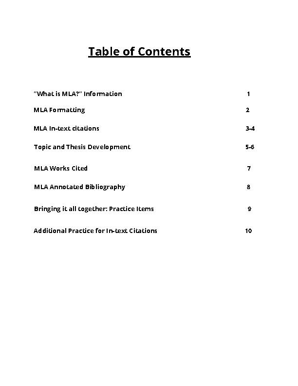 MLA Writing Guide - Practice summer essay 9th edition ELA high school ...