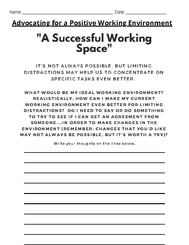 Executive Functioning - Self- Advocacy ADHD social High School skills ...