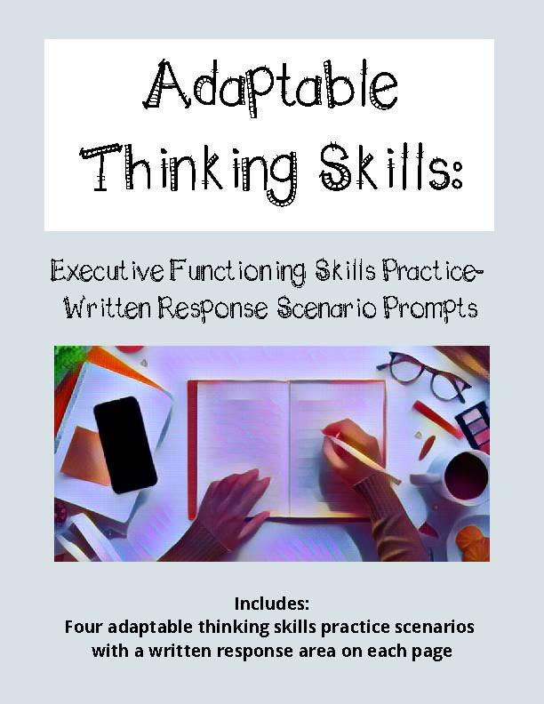 Executive Functioning - Adaptable Thinking Flexible Skills ADHD high ...