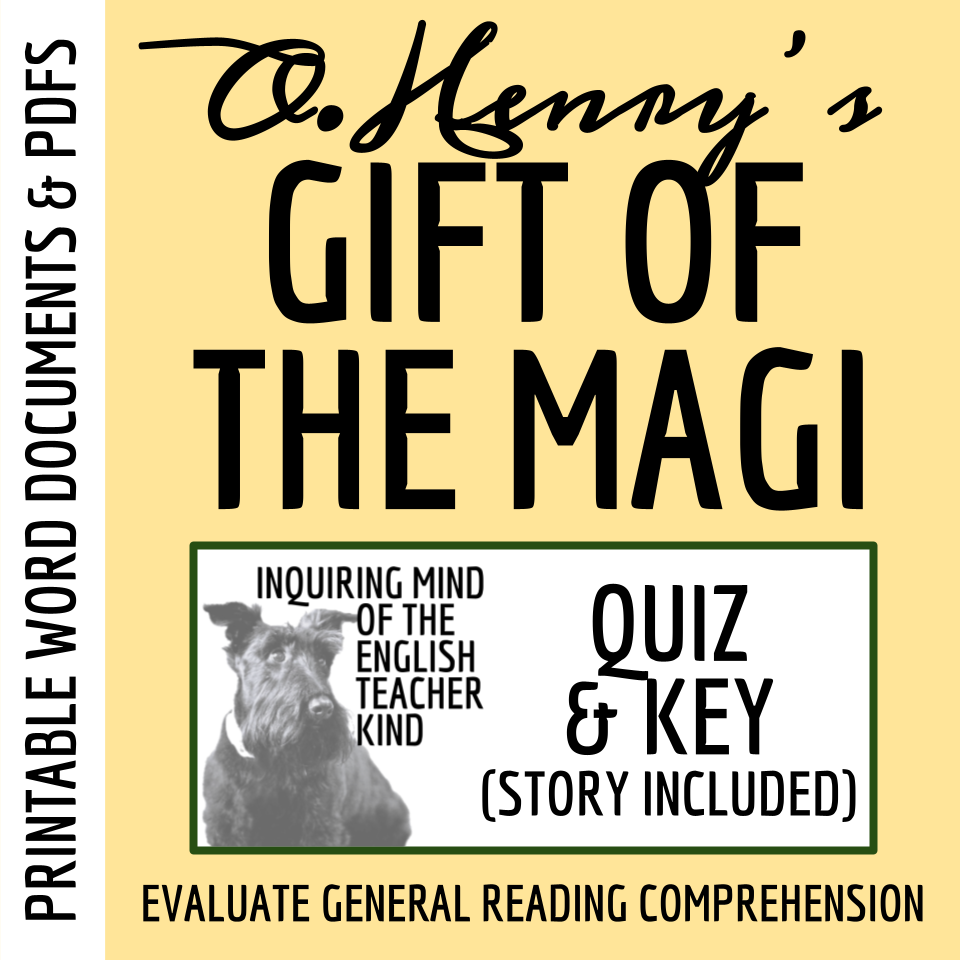 The Gift of the Magi by O. Henry Quizzes and Answer Keys - Classful