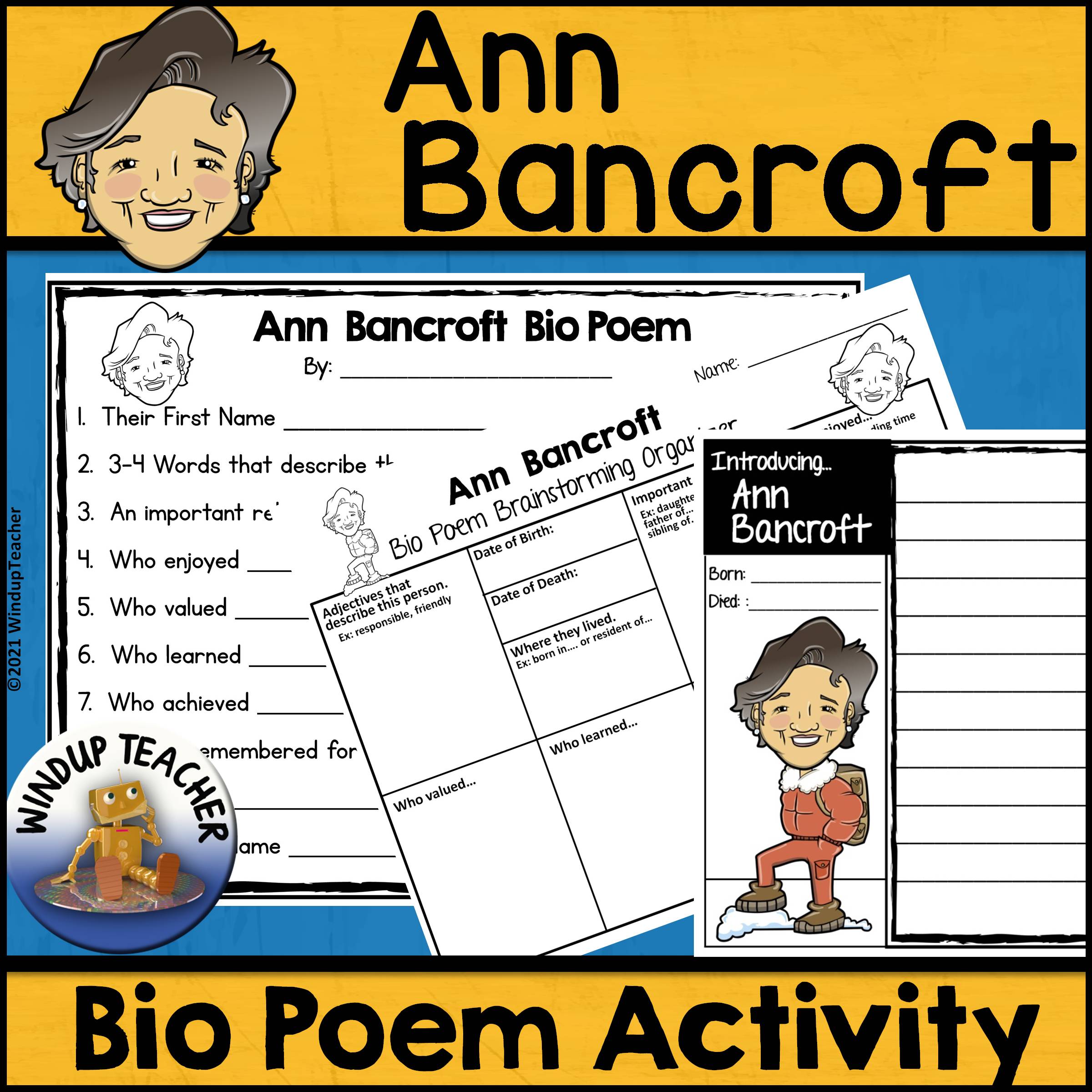 Ann Bancroft Poem Writing Activity - Classful