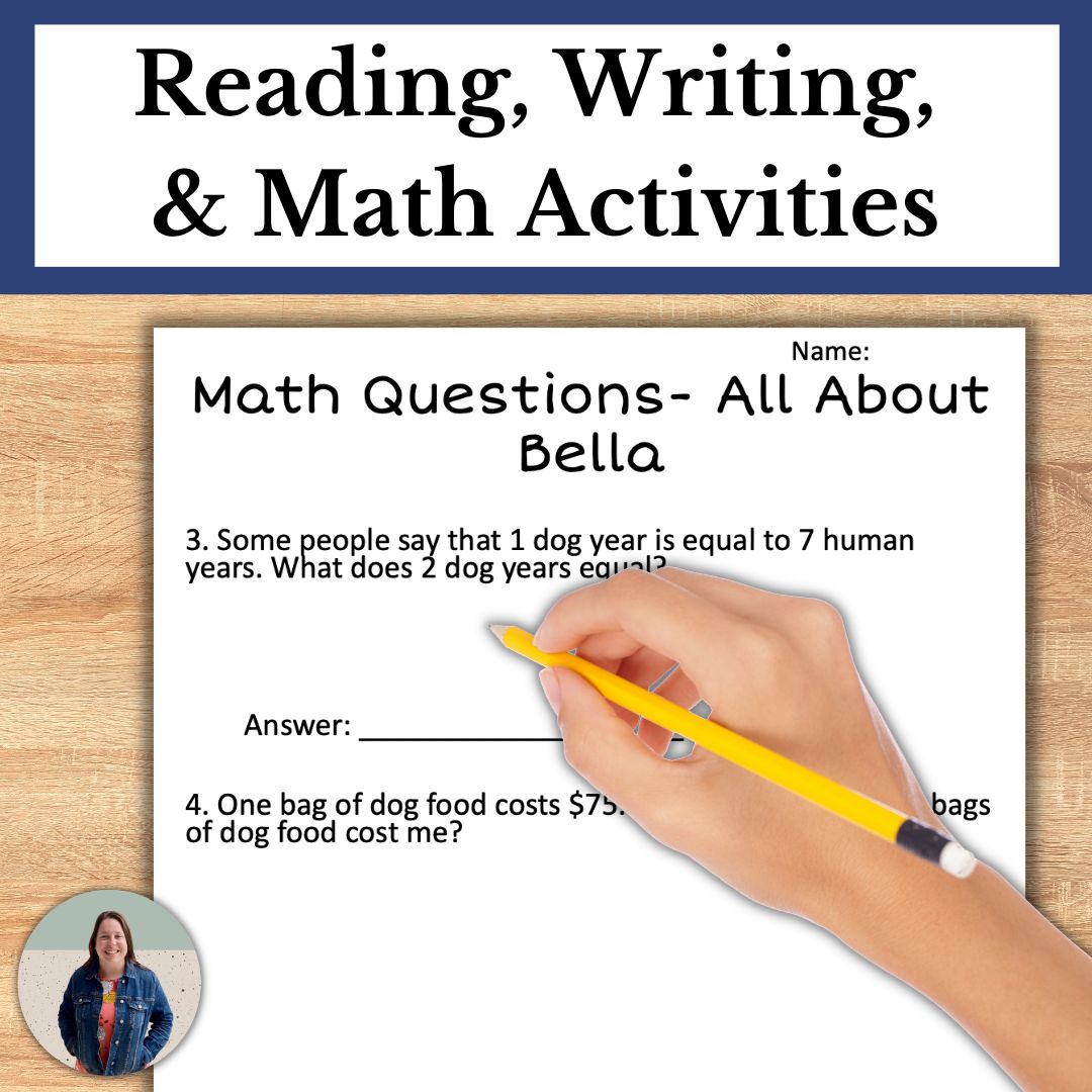 Animals Nonfiction Reading Comprehension Passages and Math Activities ...