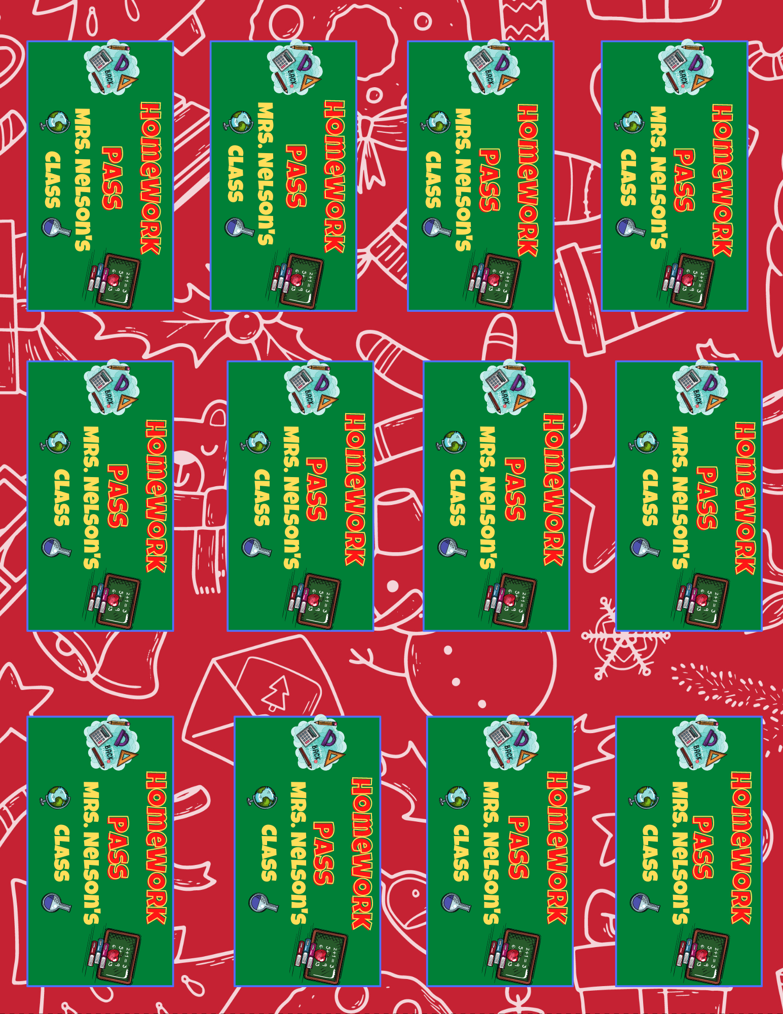 Canva Monthly Homework Passes - Classful