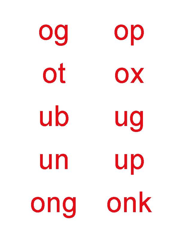 Barton Level 3 Beginning Blends Make-a-Word card game - Classful