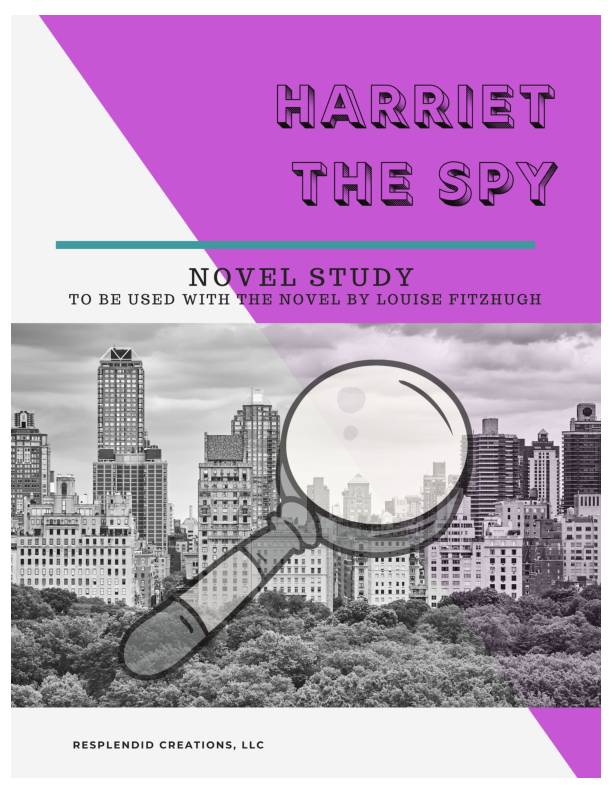 Harriet the Spy - No Prep Novel Study - Literature Circles - Classful