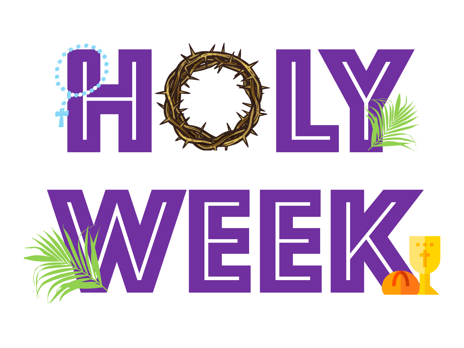 Christian Bulletin Board- Holy Week - Classful