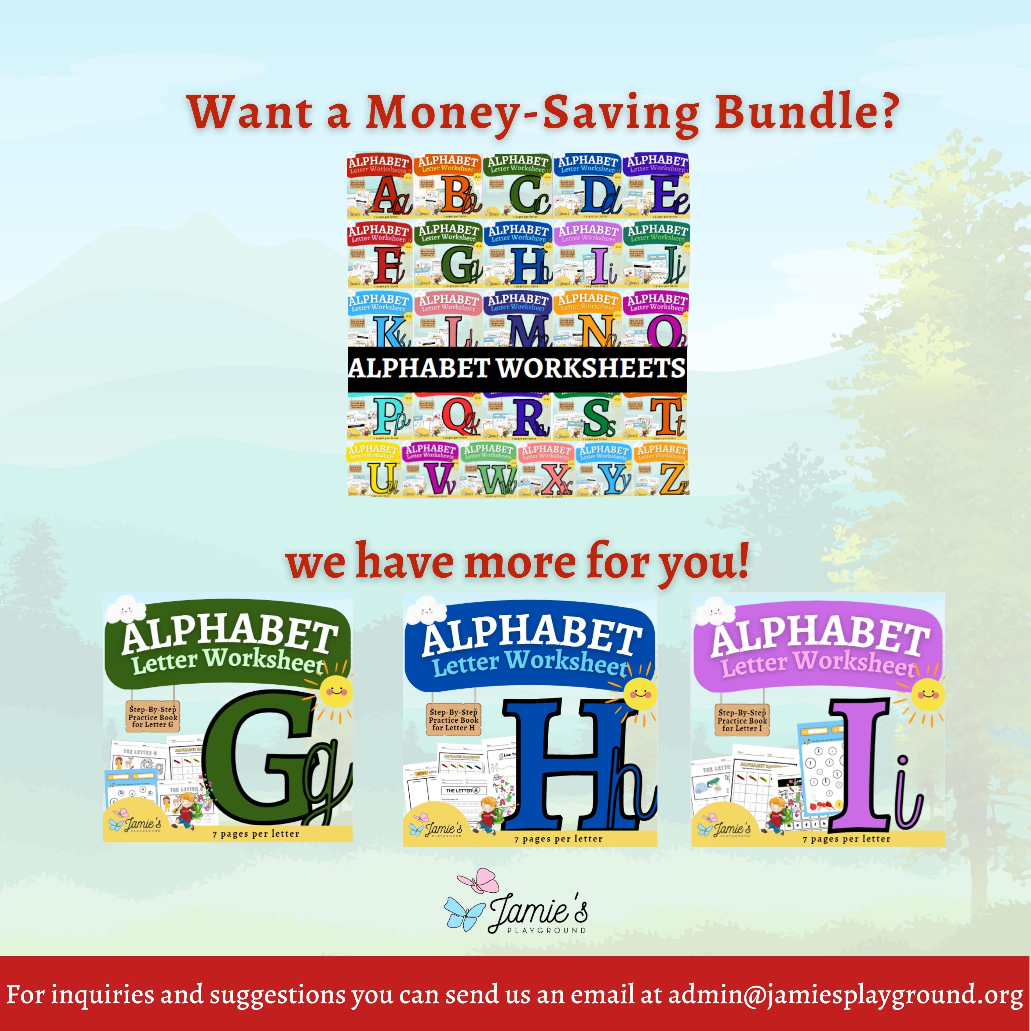 Alphabet Tracing & Writing Activity | Handwriting Practice Worksheet ...