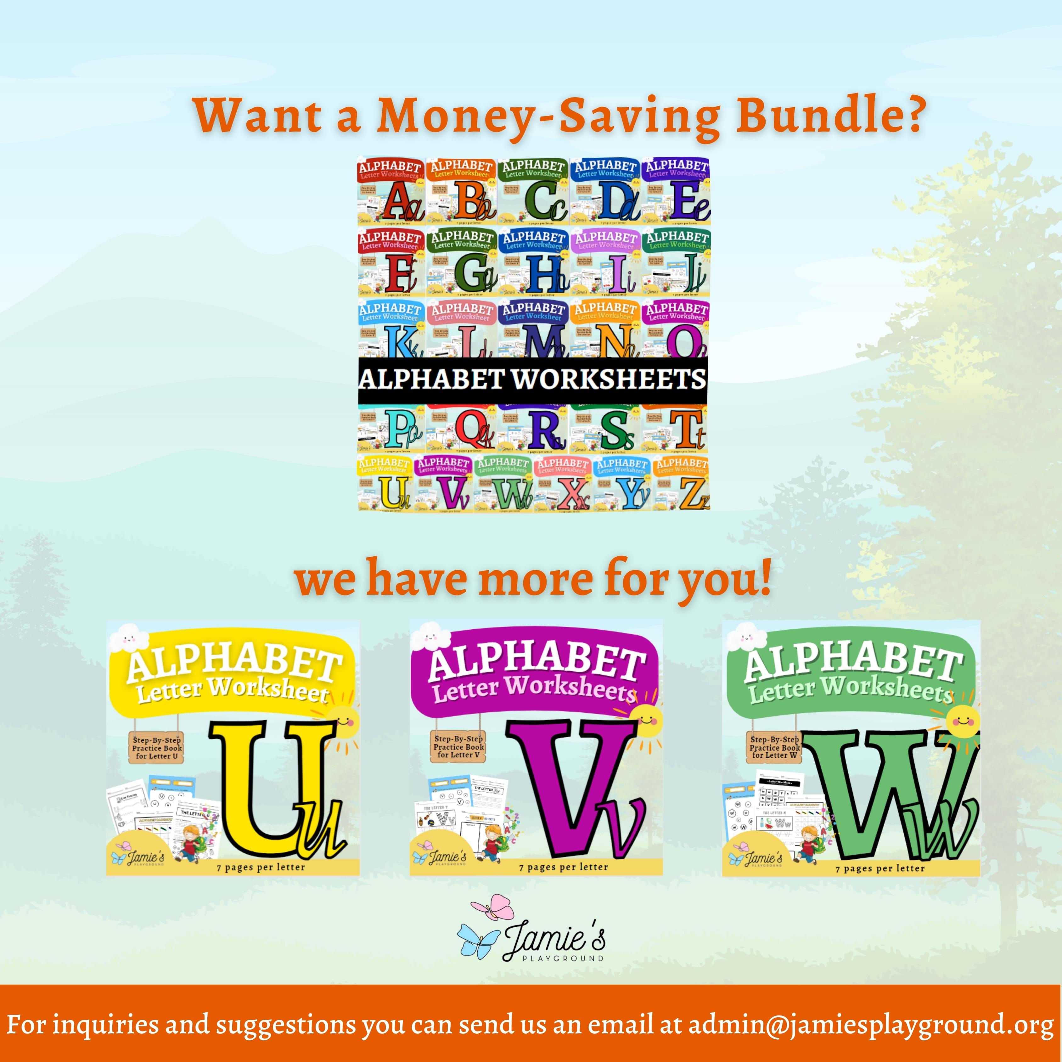 Alphabet Tracing & Writing Activity | Handwriting Practice Worksheet ...