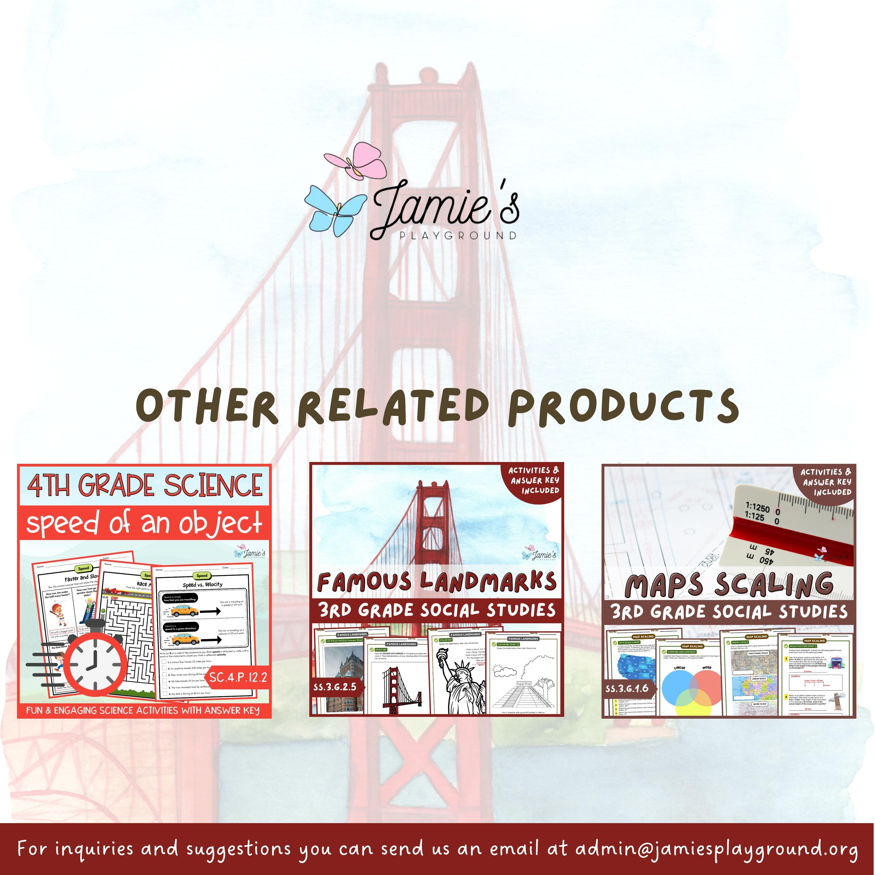 FREE Natural And Manmade Landmarks Geography Sorting Activity - Classful