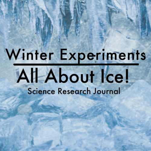 Scientific Method, Science Fair, Winter Science of Ice Research Journal ...