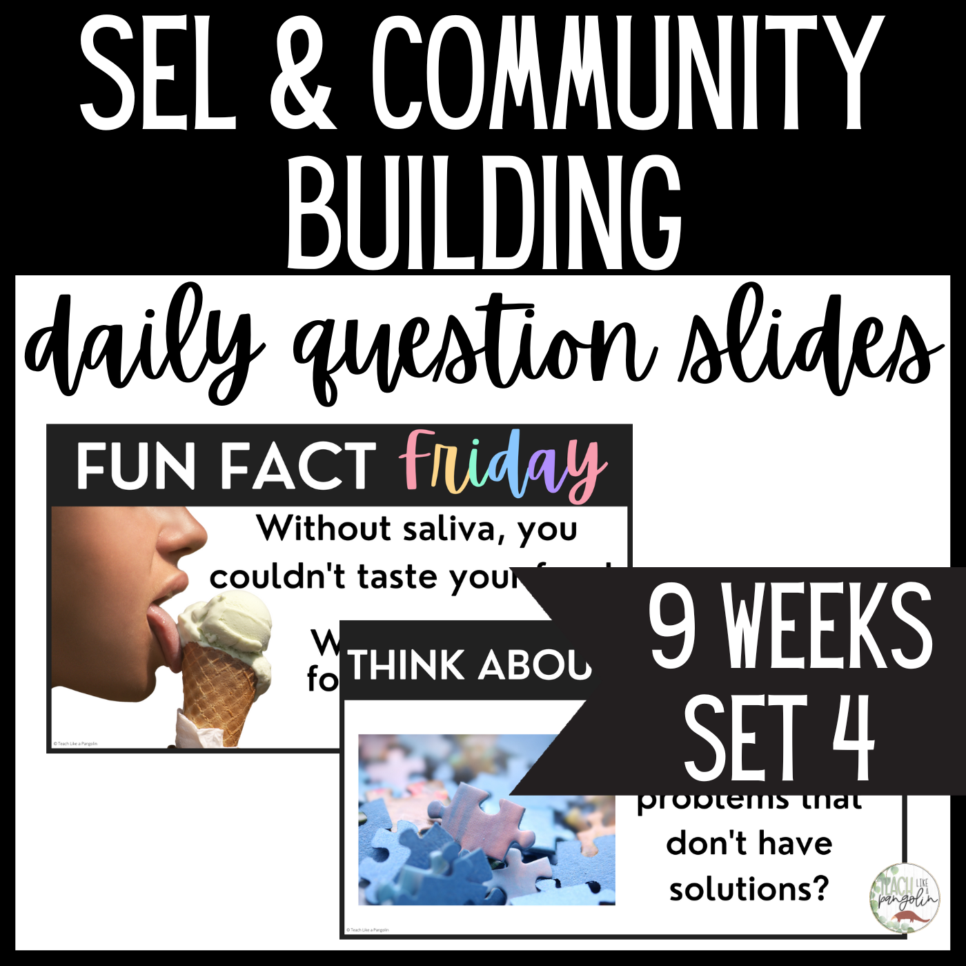 SEL Morning Meeting Slides - Daily Community Building Questions - Set 4 ...