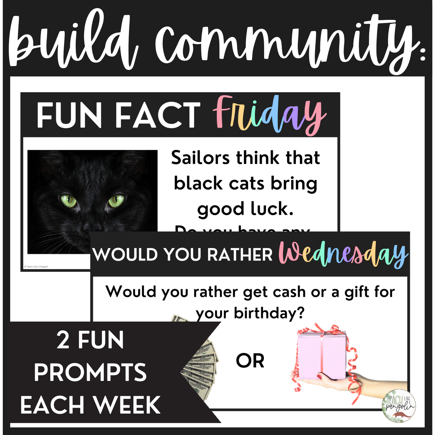 SEL Morning Meeting Slides - Daily Community Building Questions - Set 3 ...
