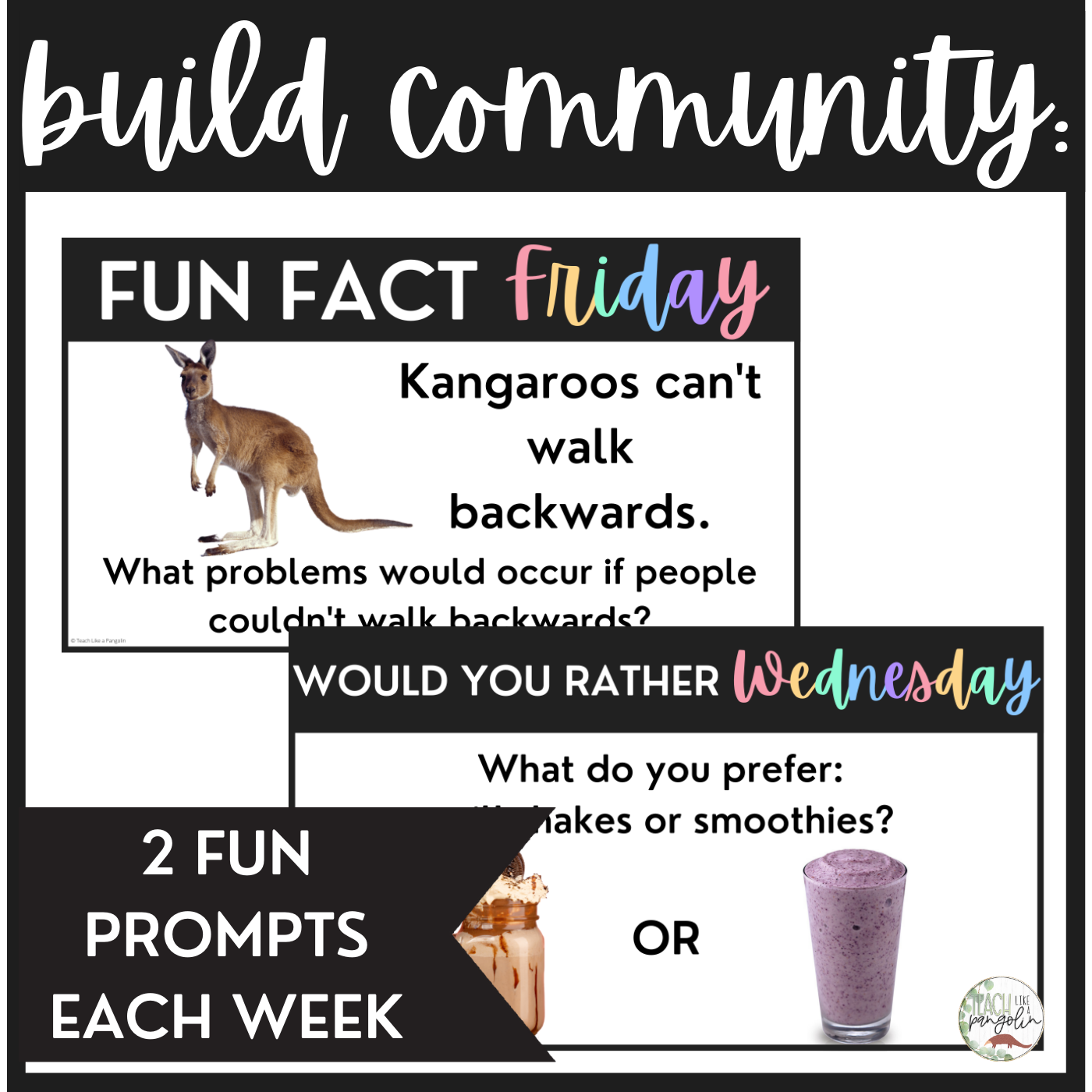 SEL Morning Meeting Slides - Daily Community Building Questions - Set 2 ...