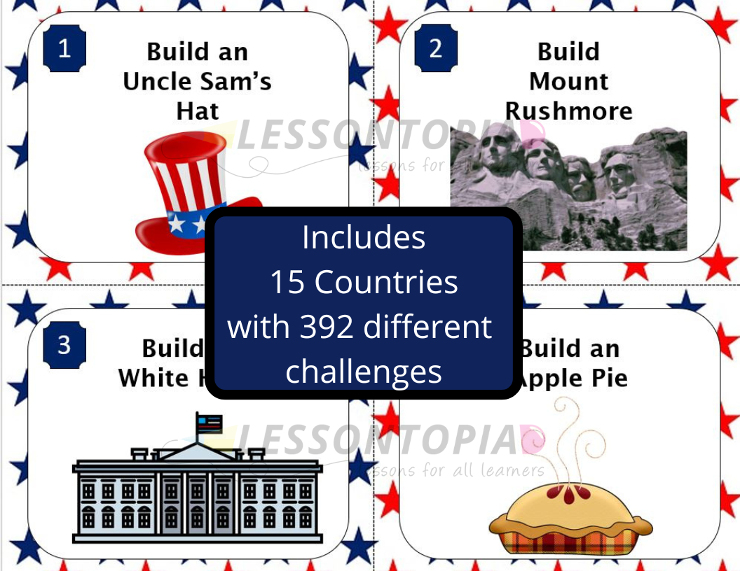 Minecraft Challenges | Countries | STEM Activities Bundle - Classful