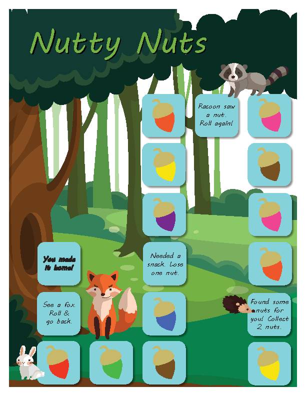 Nutty Nuts File Folder Game - Classful