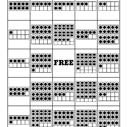 Ten Frame Bingo - Classful