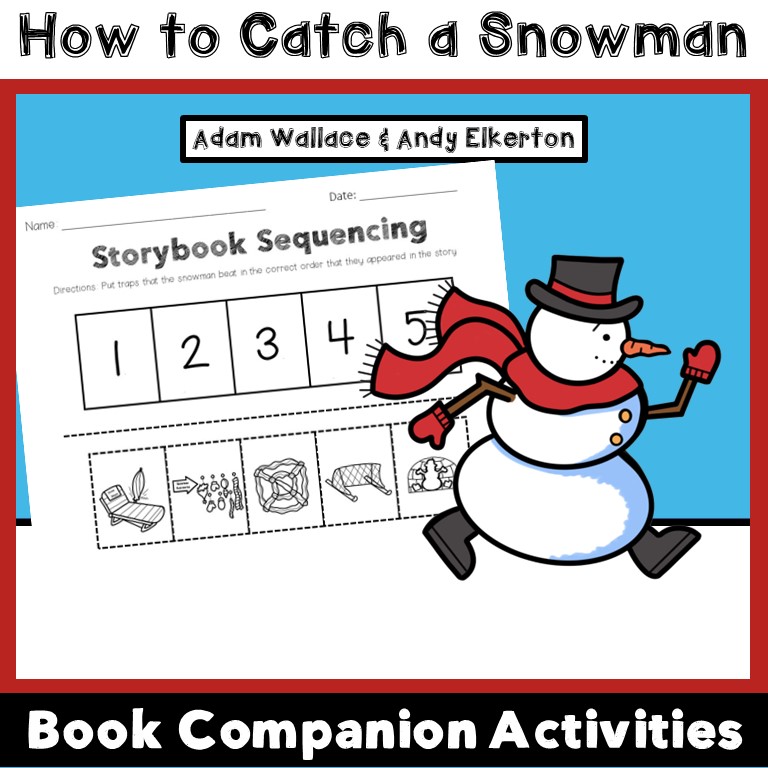 How to Catch a Snowman- Book Companion Activities - Elementary ...