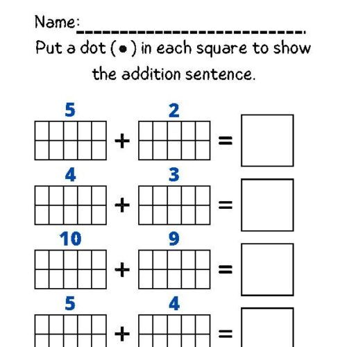 COMPLETE THE ADDITION SENTENCE WORKSHEET - Classful