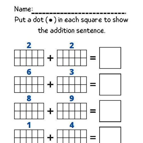 COMPLETE THE ADDITION SENTENCE WORKSHEET - Classful