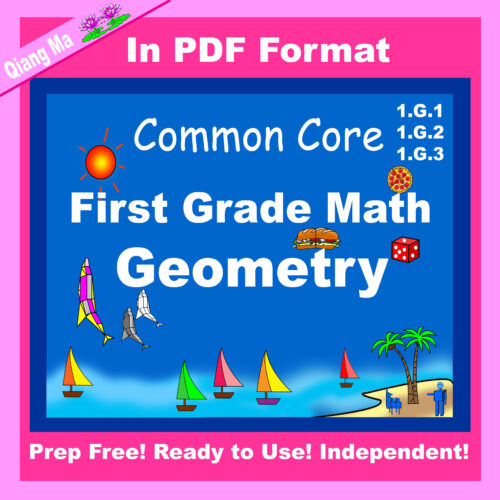 First Grade Math Year Long Mega Bundle All Common Core Standards ...