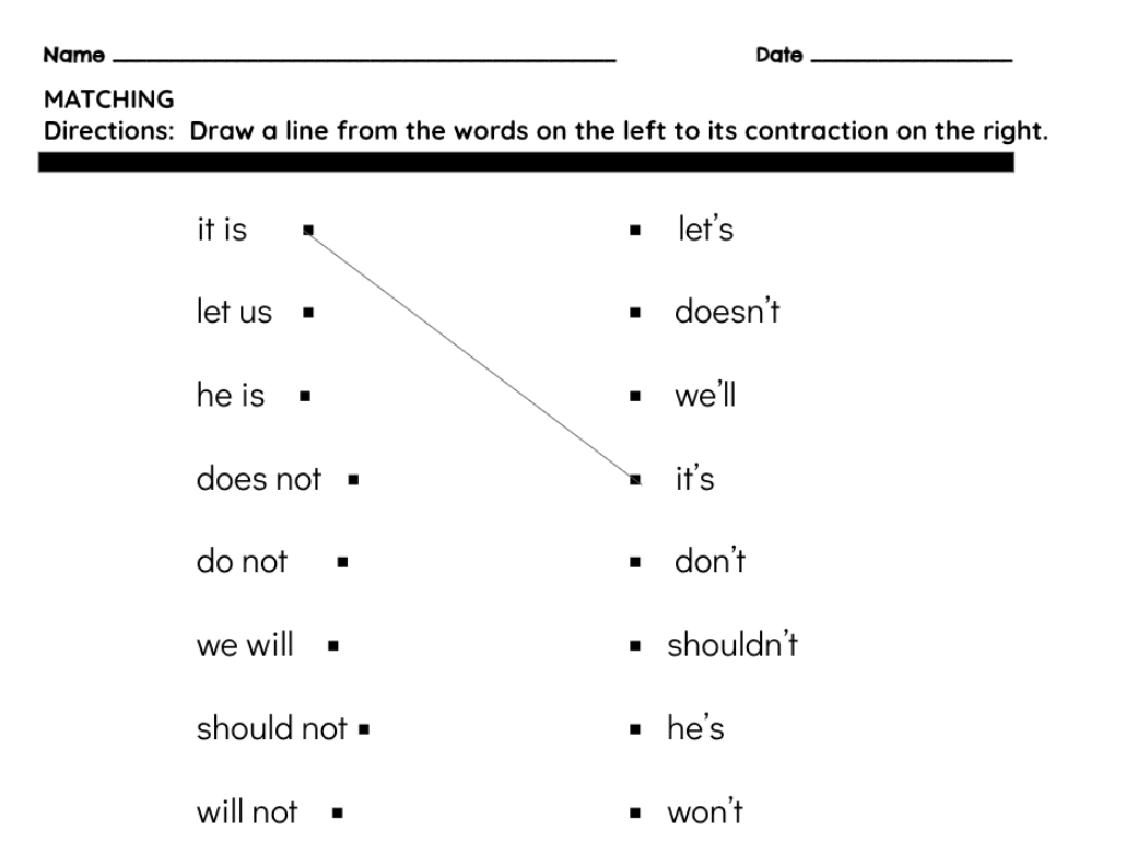 The Tales of Dustin and Tug- Contractions with NOT - Classful