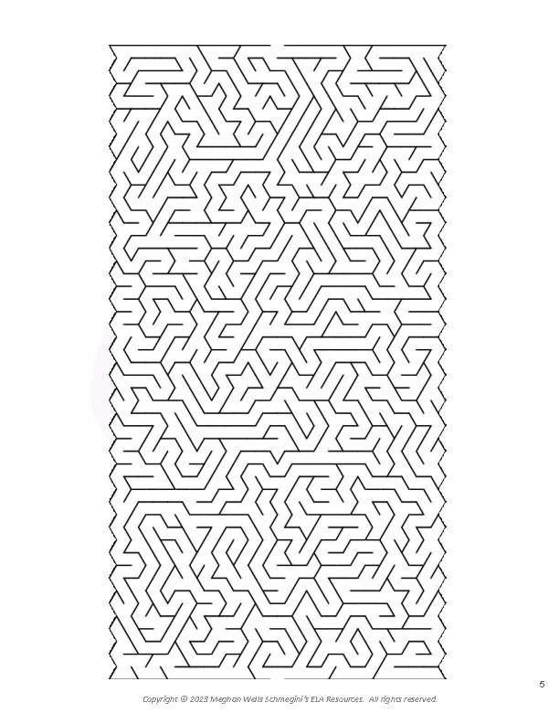 Printable Mazes for Fast Finishers - Classful