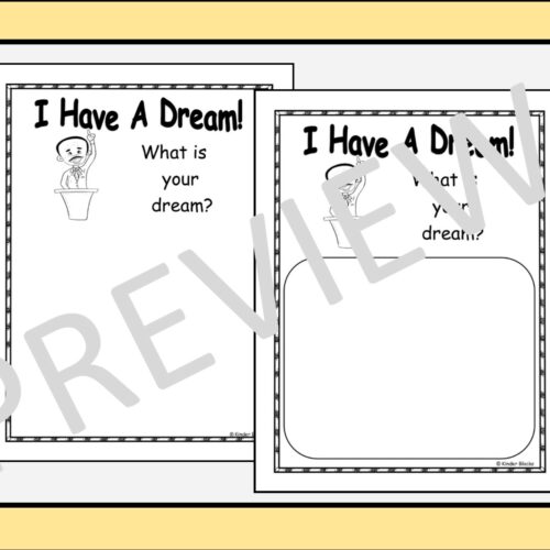 Dr. Martin Luther King, Jr. Writing Prompt- I Have A Dream! - Classful