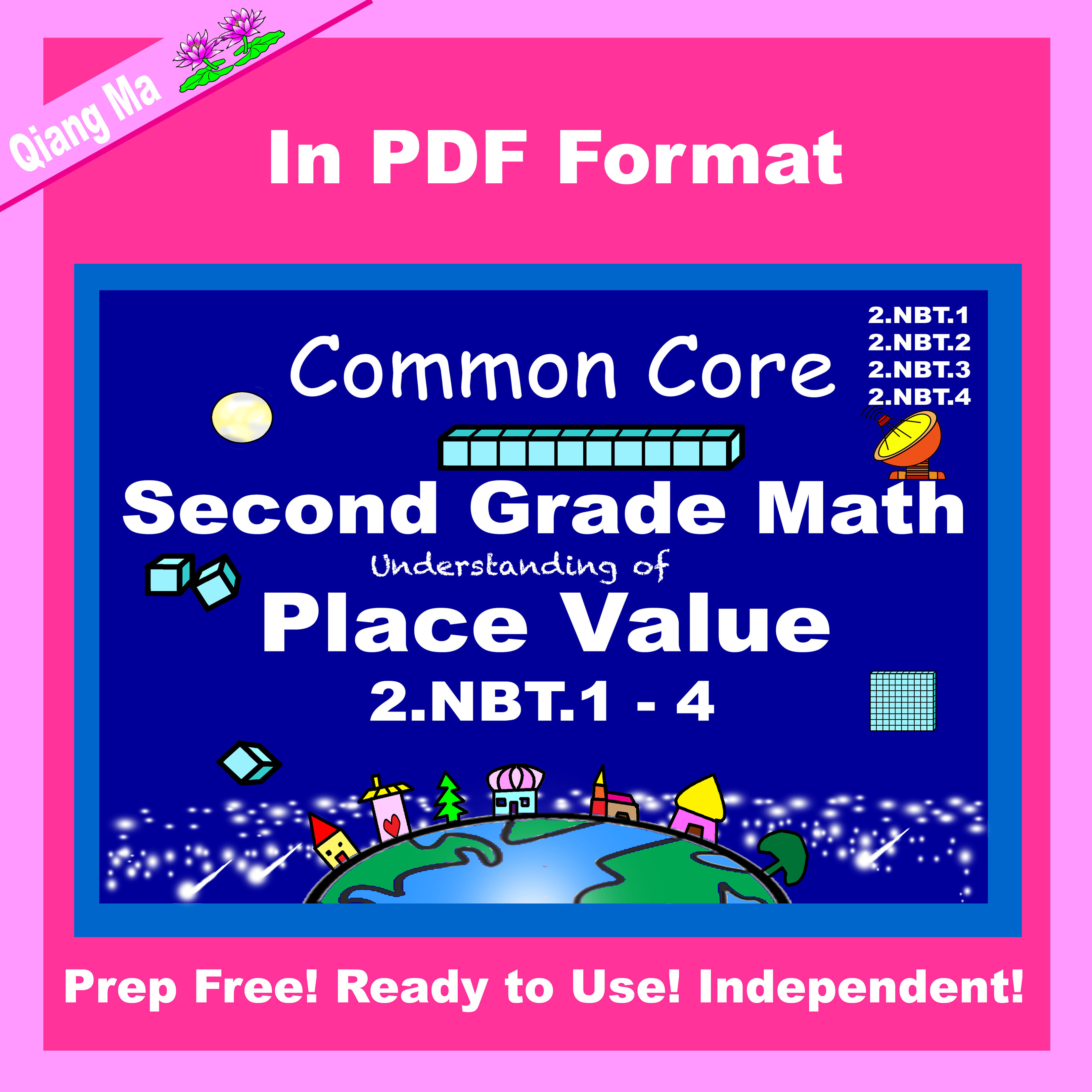 2nd Grade Math Place Value 2.NBT.1-4 - Classful