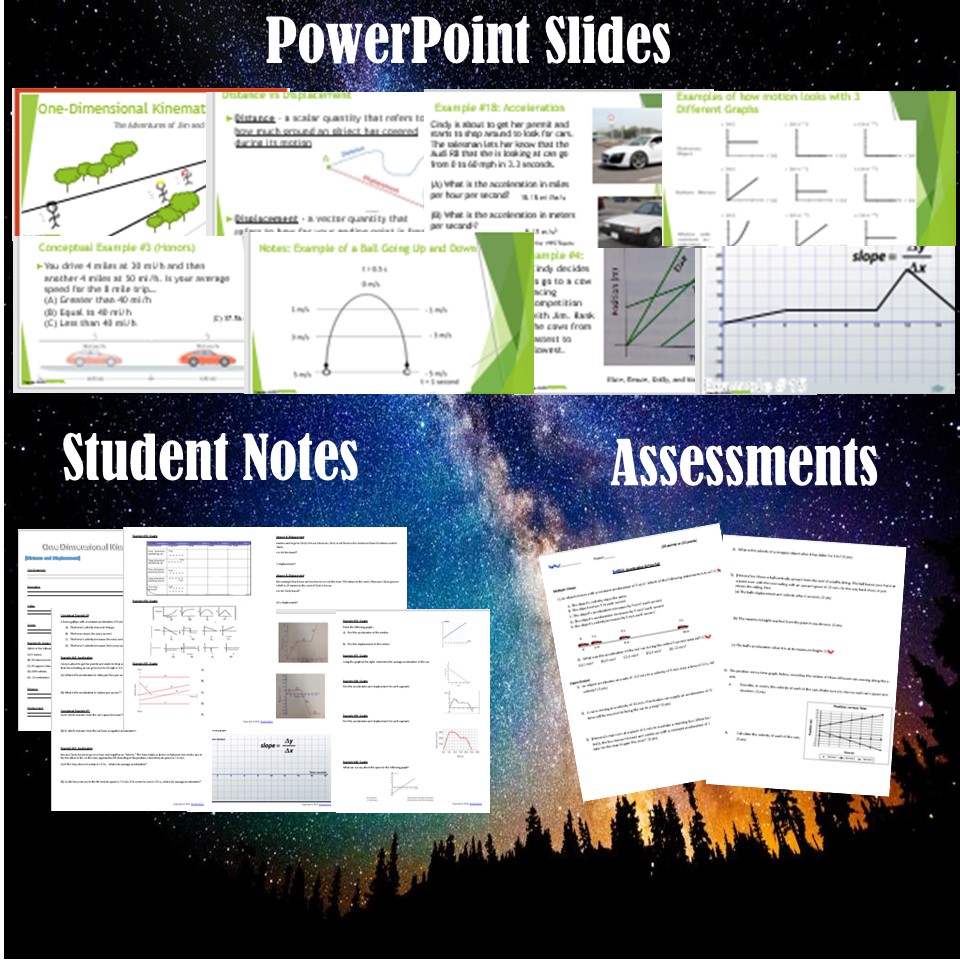 Lesson Plan Package- Kinematics (One Dimensional) - Classful