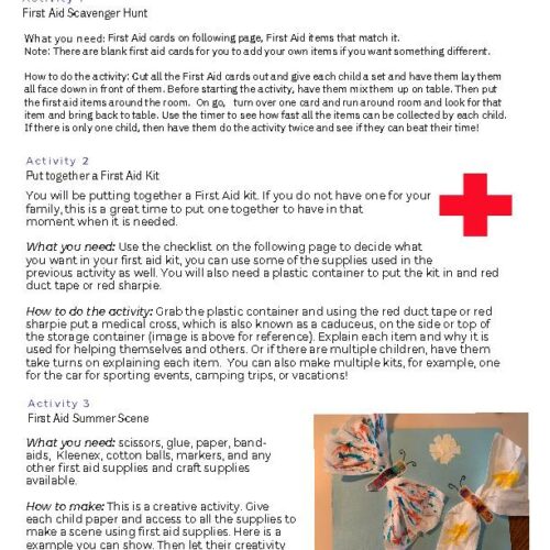 4th and 5th Grade First Aid and Safety Worksheet/Workbook--Lesson ...